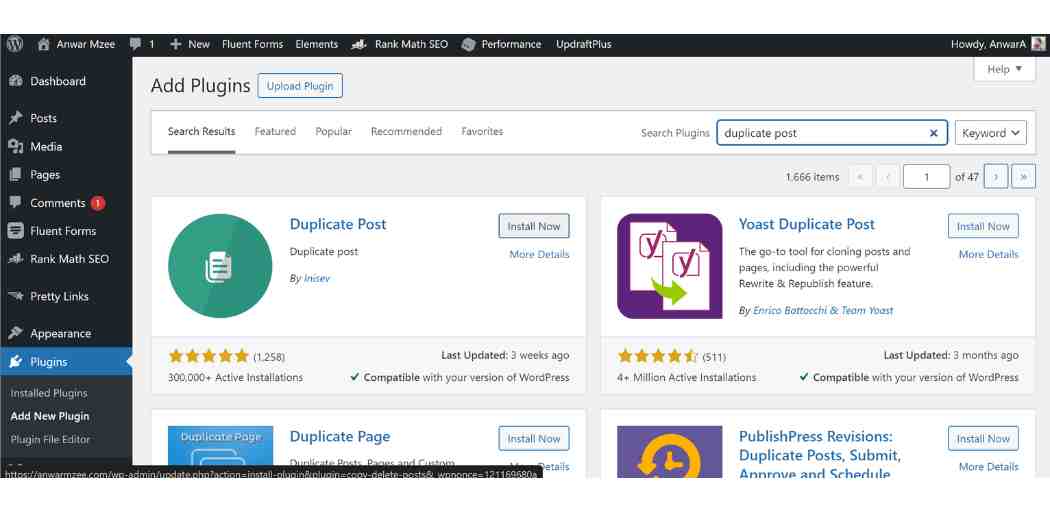How To Duplicate A Page In WordPress: Quick And Easy Methods | Anwar Mzee